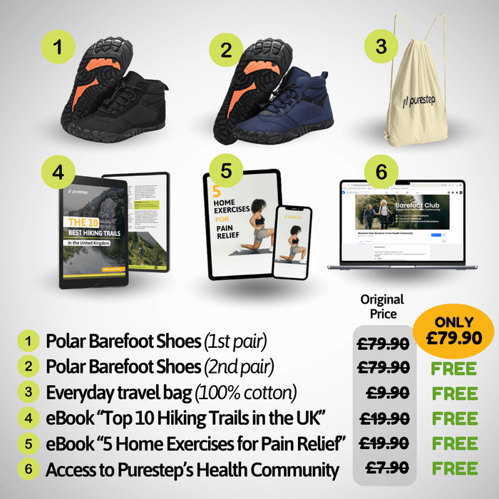 Polar - Winter Barefoot Shoes (Unisex) (1+1 Free) – Purestep
